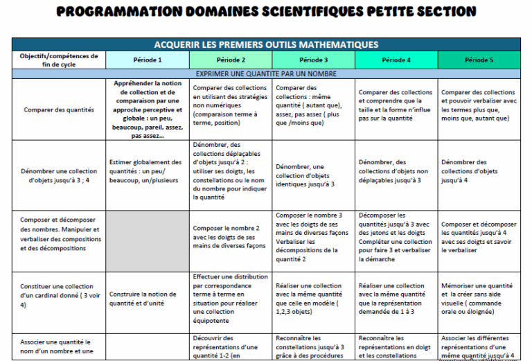 Programmations PS-MS